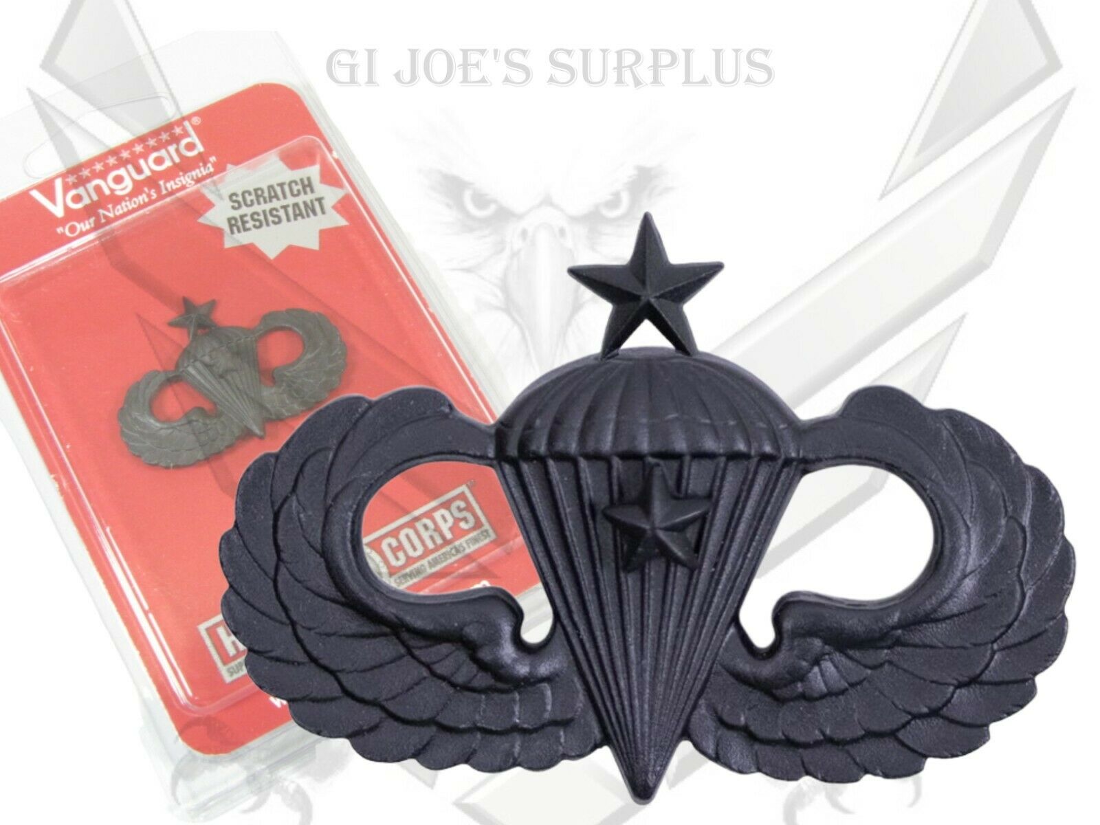 Military Jump Wings Subdued